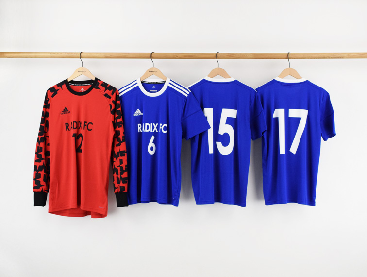 アディダス作成例 | RADIX FC樣 | サッカー・フットサルユニフォームのチームマックス