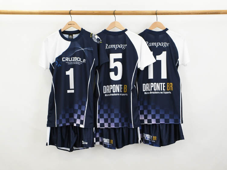 Rampage樣 | ダウポンチ作成例 | バレーボールユニフォーム製作 | チームオーダー専門店 | チームマックス